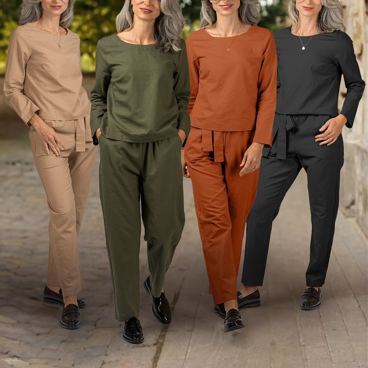 The Ultimate Travel Companion: My Perfect Monochrome Linen Set - Trendy ...